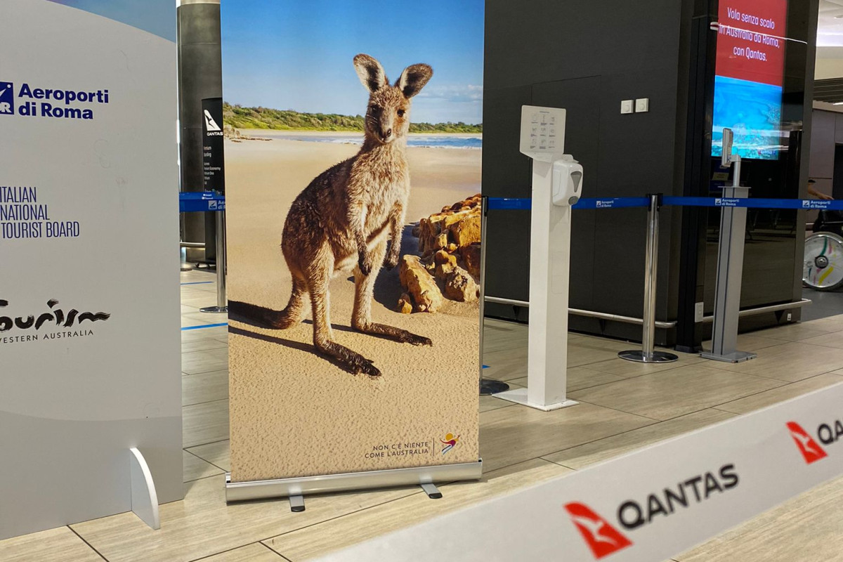 Launch events - Inaugural Qantas flight Rome-Perth | Tourism Hub Launch events - Inaugural Qantas flight Rome-Perth | Tourism Hub